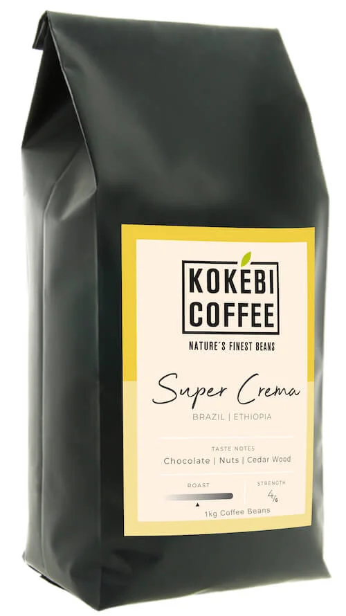 Kokebi Coffee | Super Crema | Medium Roast | 1kg Ground Coffee | Logic ...