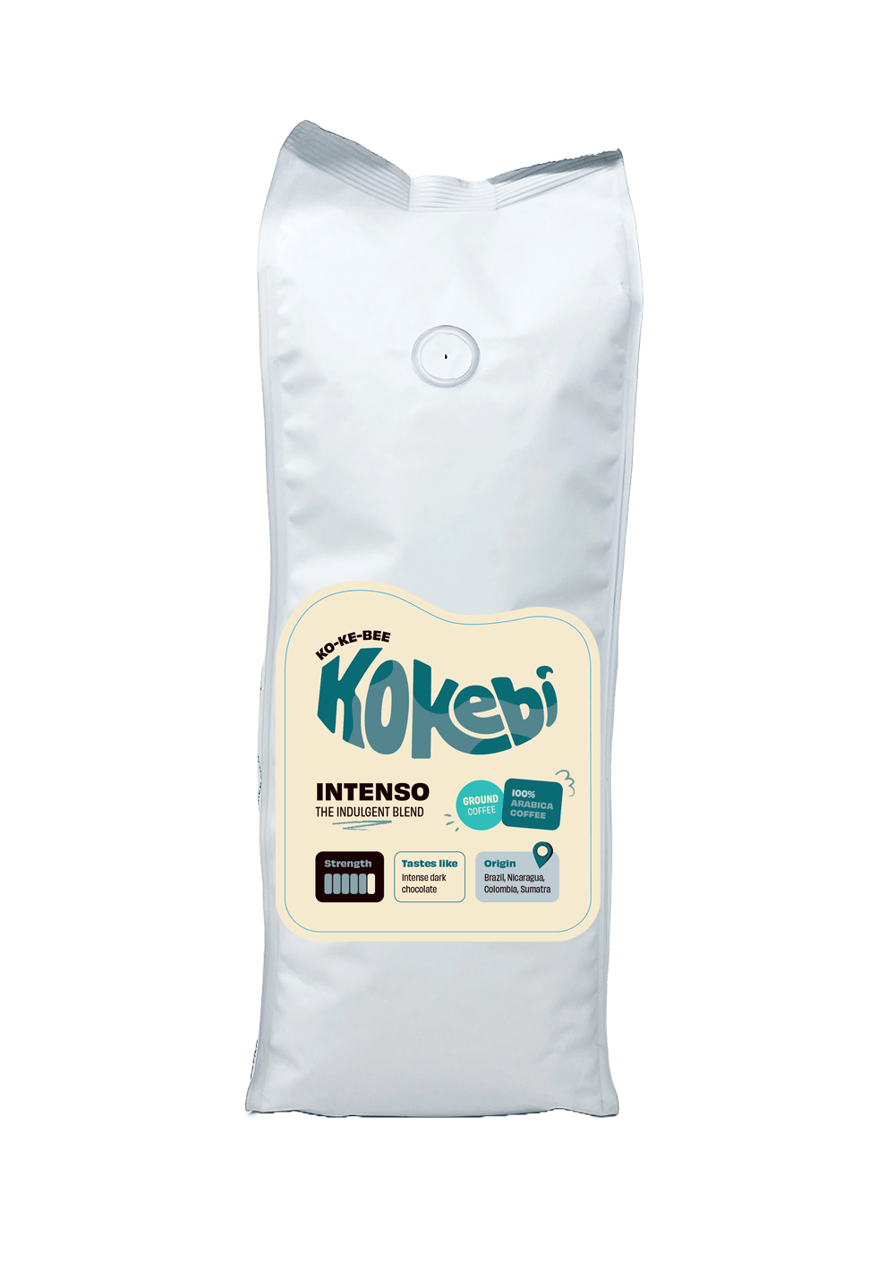 Kokebi Coffee | Intenso | Dark Roast | 1kg Coffee Beans | Logic Vending